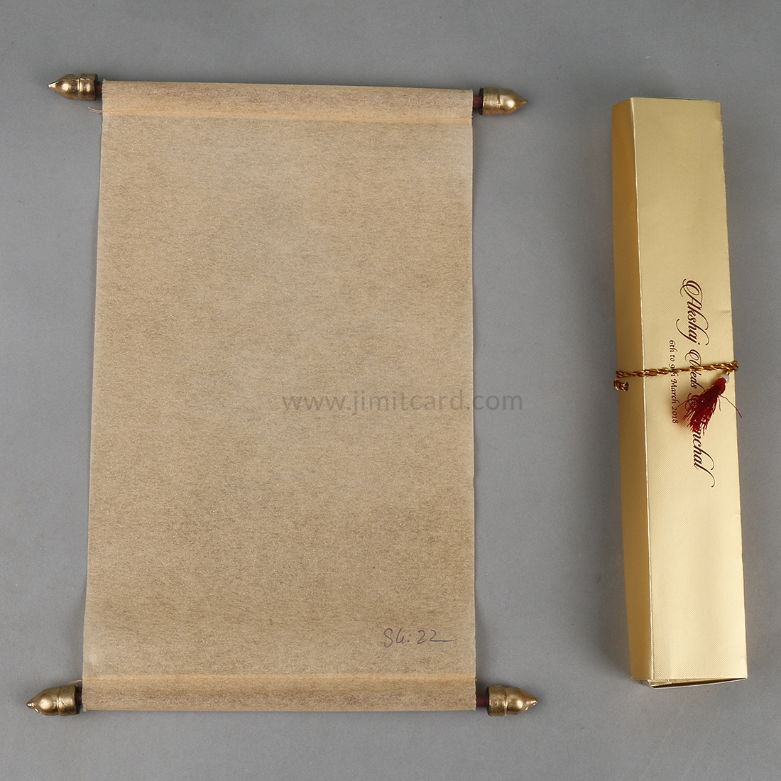 scroll wedding cards in delhi, scroll wedding cards in India, Royal ...
