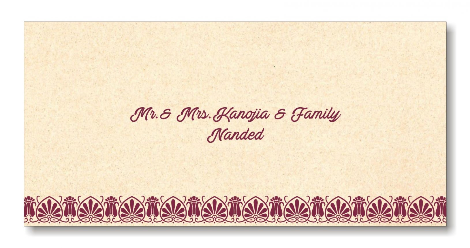 Shagun Envelope Design 1 - Jimit Card
