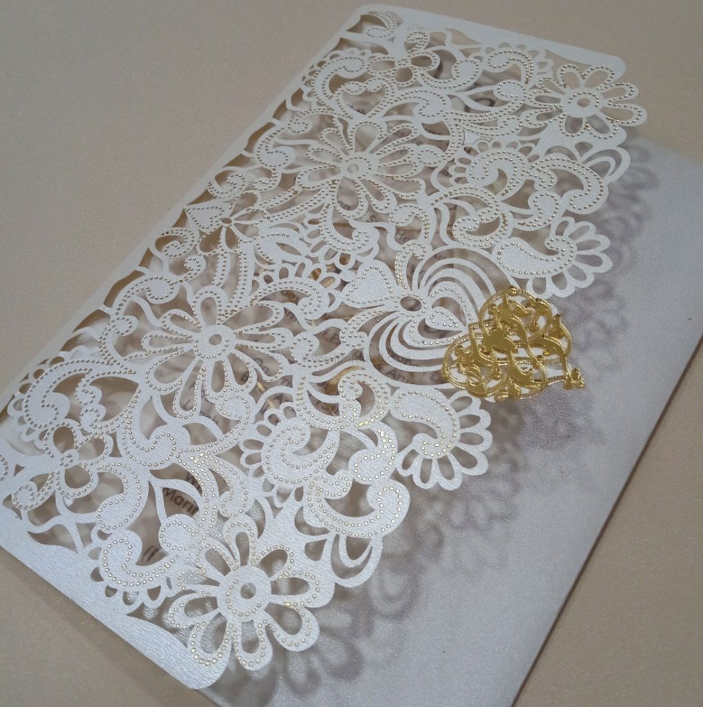 Buy Designer Laser Cut Wedding Invitation Cards Online From Jimit Cards