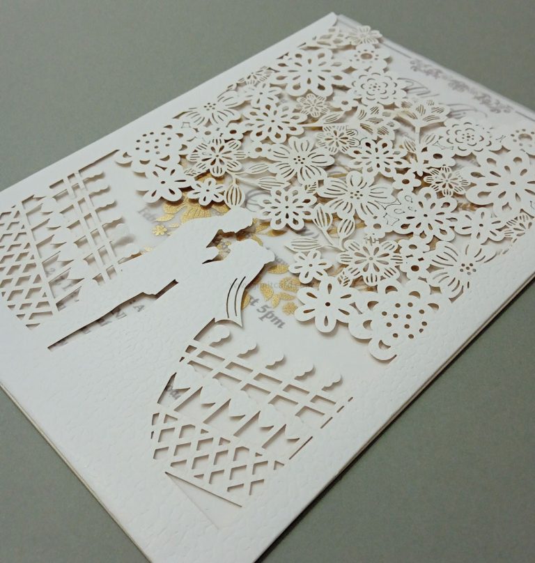 Buy Designer Laser Cut Wedding Invitation Cards Online From Jimit Cards