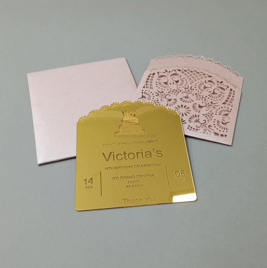 Buy Designer Laser Cut Wedding Invitation Cards Online From Jimit Cards