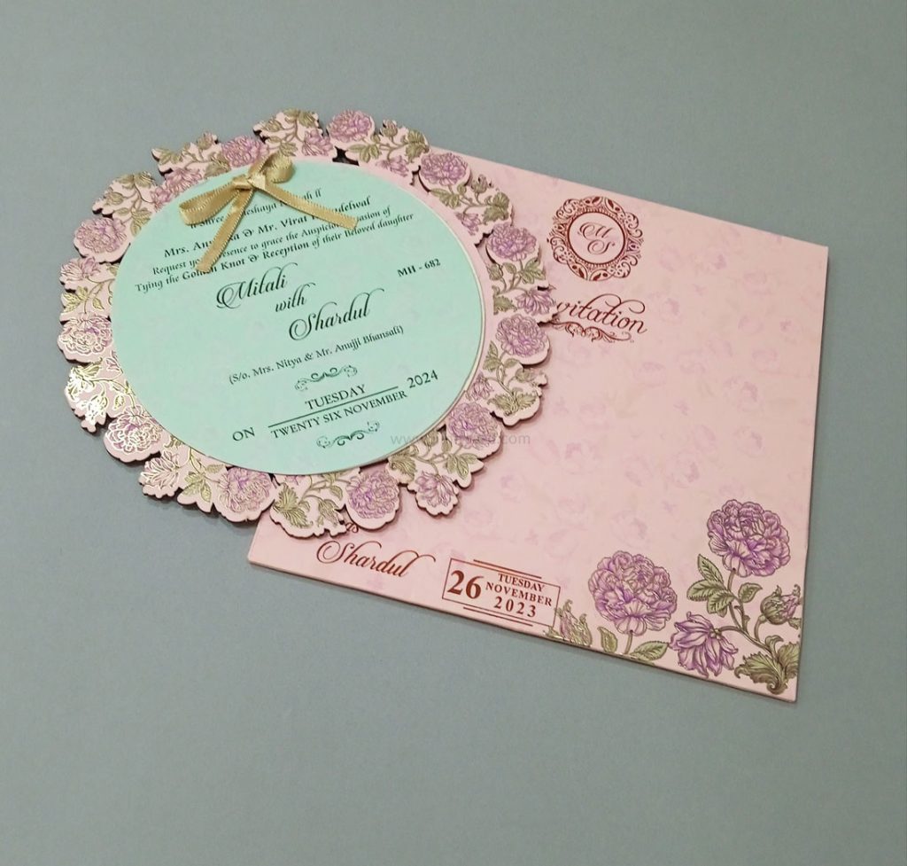 Buy Designer Laser Cut Wedding Invitation Cards Online From Jimit Cards