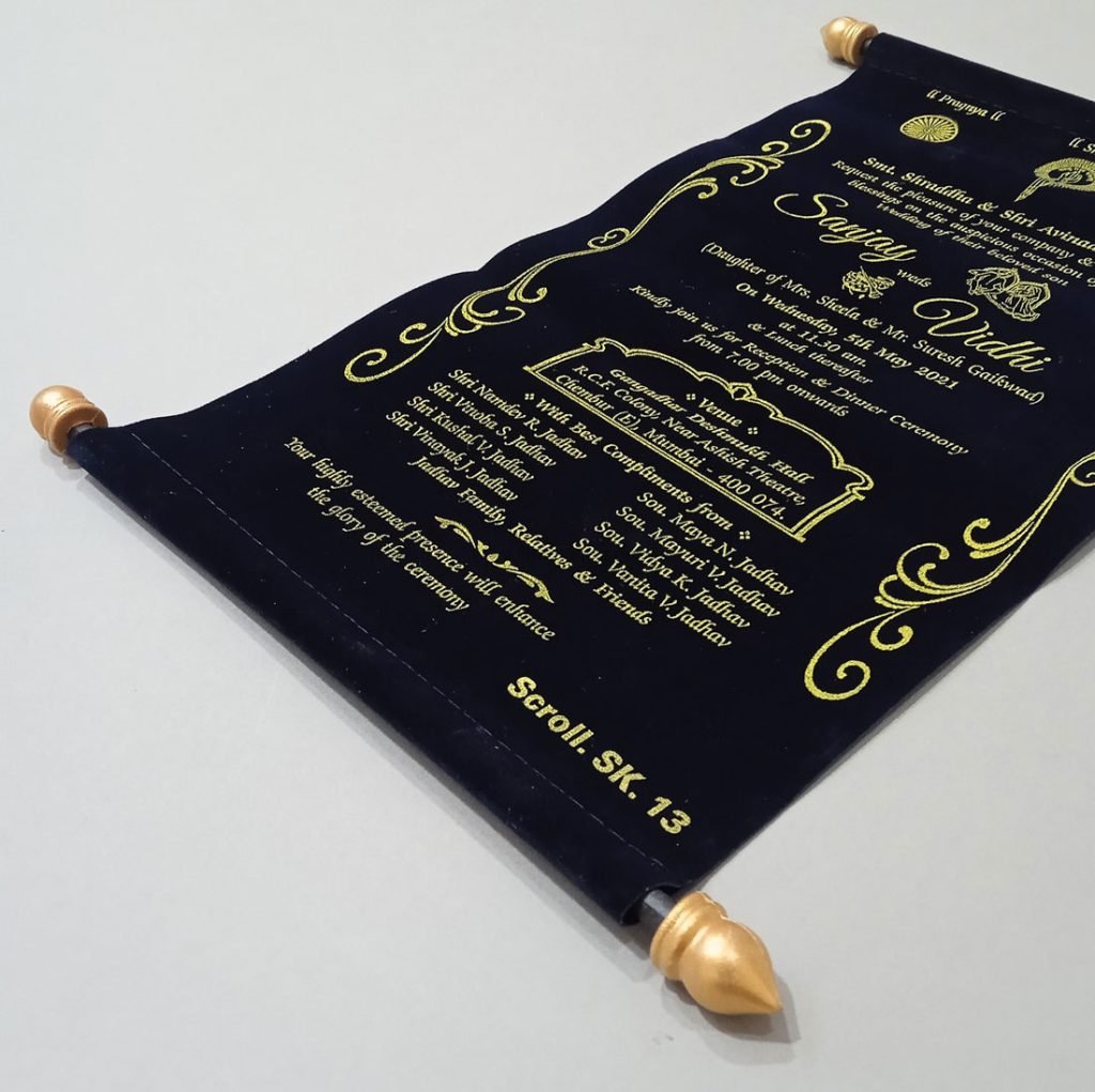 make your own scroll invitations, make your own scroll wedding ...